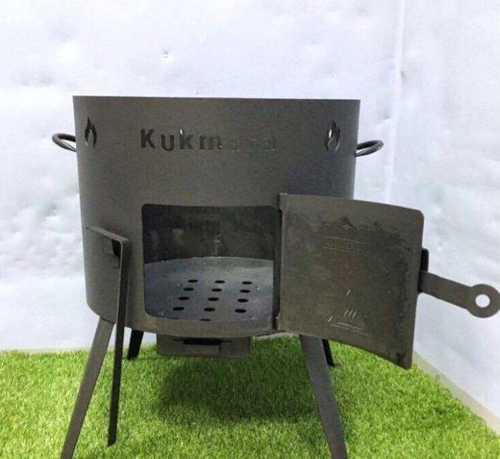 Печь kukmara для чгунного казана 22 литра