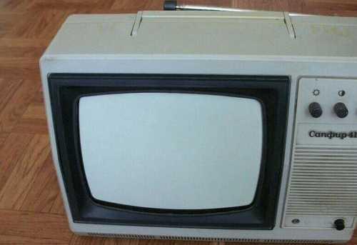 Телевизор переносной СССР Сапфир 412