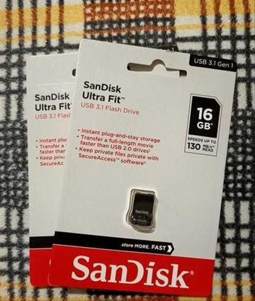 Флешки SanDisk 16GB, 64GB USB 3.1 3.0