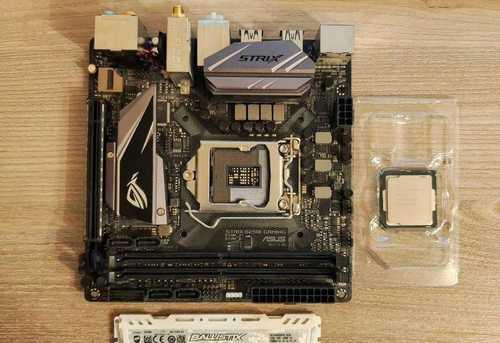 Mini Itx с процессором i5 7400, с памятью