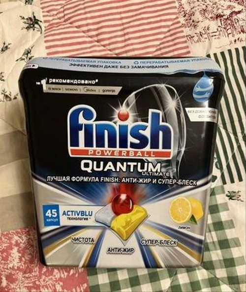 Таблетки для посудомоечных финиш quantum finish