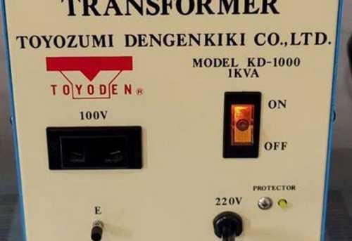 Понижающий трансформатор Toyozumi KD-1000