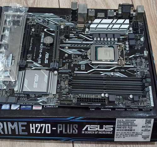 Материнская плата Asus prime H270