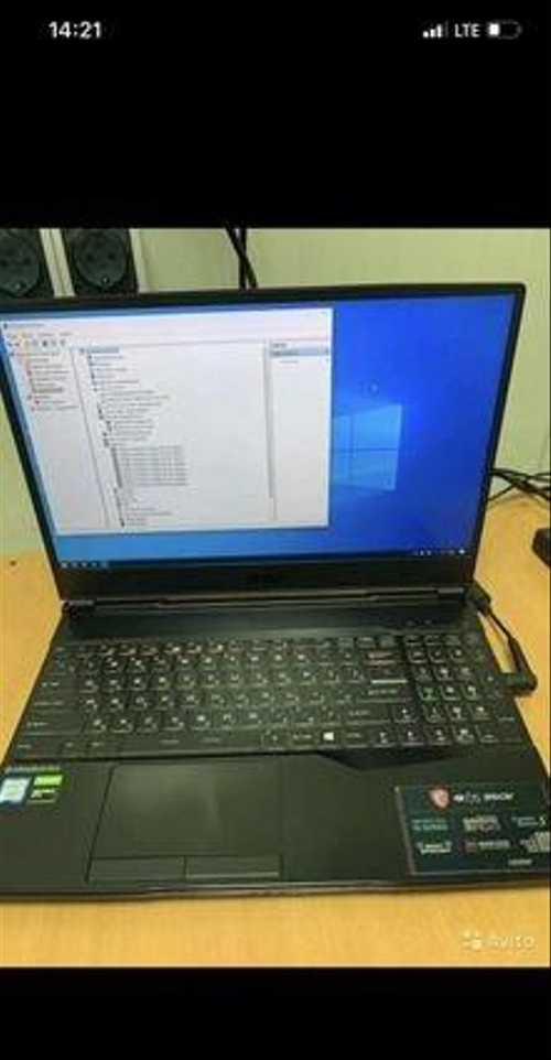 MSI Игровой ноутбук msi GL65 9SCK wndows 10 home