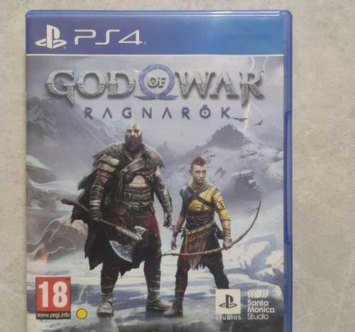 Диски на ps4 God of war Ragnarok