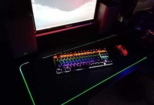 Игровой коврик для мыши с RGB подсветкой