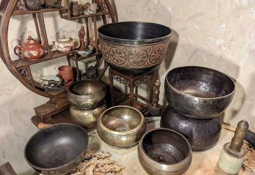 Поющие чаши, Антикварные, ритуальные, Тибет