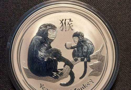 Монета Год Обезьяны, Австралия 2016г., серебро