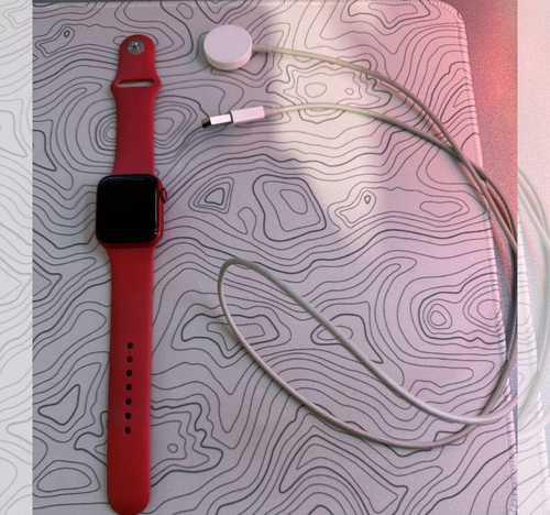 Часы apple watch 6 40 mm red