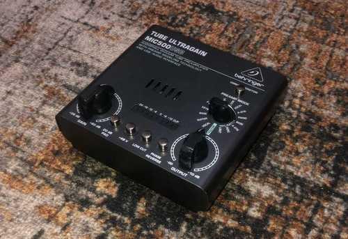 Внешний усилитель behringer Tube Ultragain Mic 500