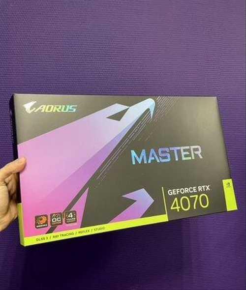 Rtx 4070 Aorus Master новая гарантия