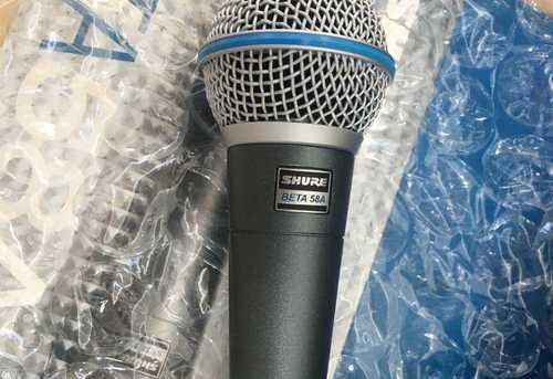 Вокальный микрофон Shure beta58A,SM58, (оригинал)