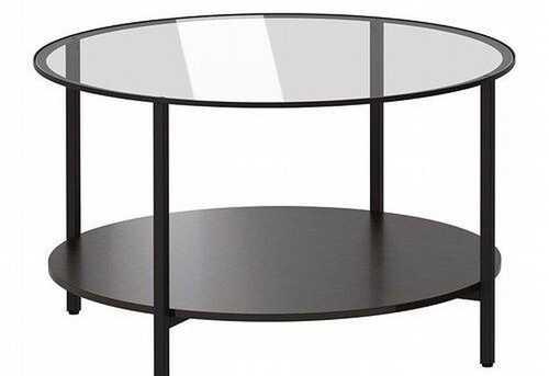 Витшё IKEA Журнальный стол, черно-коричневый / сте