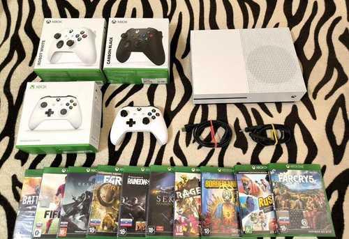 Xbox One S 500Gb +Игры