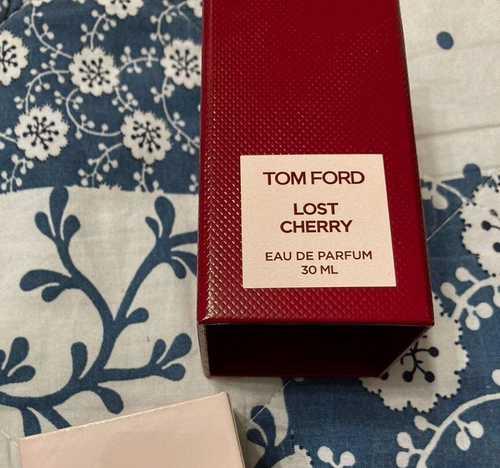 Коробка от духов tom ford lost cherry