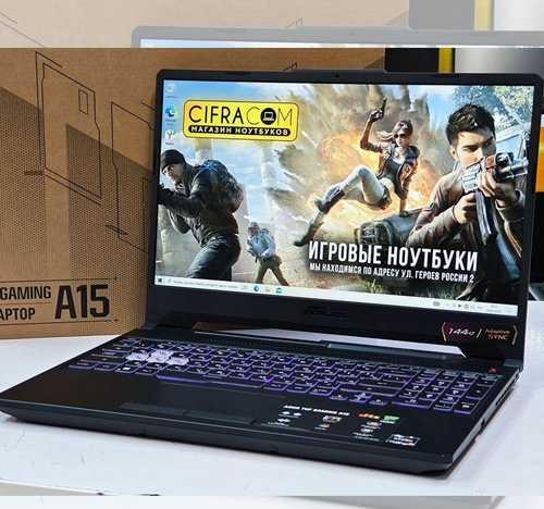 Игровой Asus 15.6" 144Hz Ryzen 5 7535HS RTX 2050