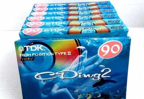 Аудиокассета кассета TDK CDing 2 90 - 1998 г