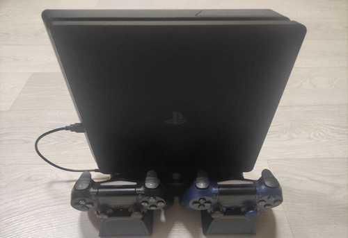 Sony playstation 4 slim 1 tb 2 геймпада