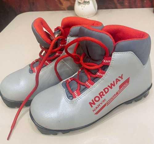 Лыжные ботинки детские 34 nordway narvik