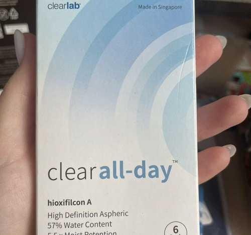 Линзы контактные clear