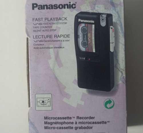 Кассетный диктофон panasonic