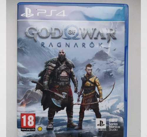 God of war ragnarok ps4/ps5 русская озвучка диск