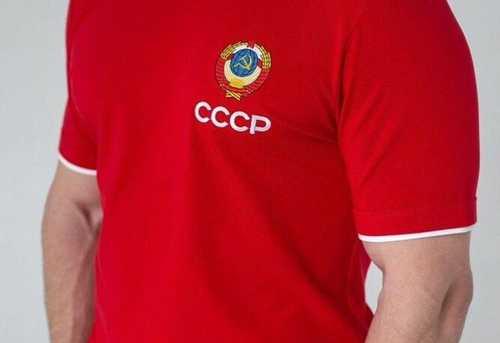 Футболка красная с гербом СССР