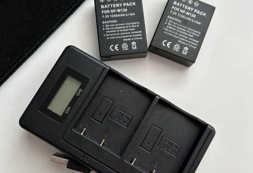 Аккмуляторы для Fujifilm np-w126 + зарядник