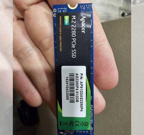 512 гб SSD M.2 накопитель Apacer AS2280P4