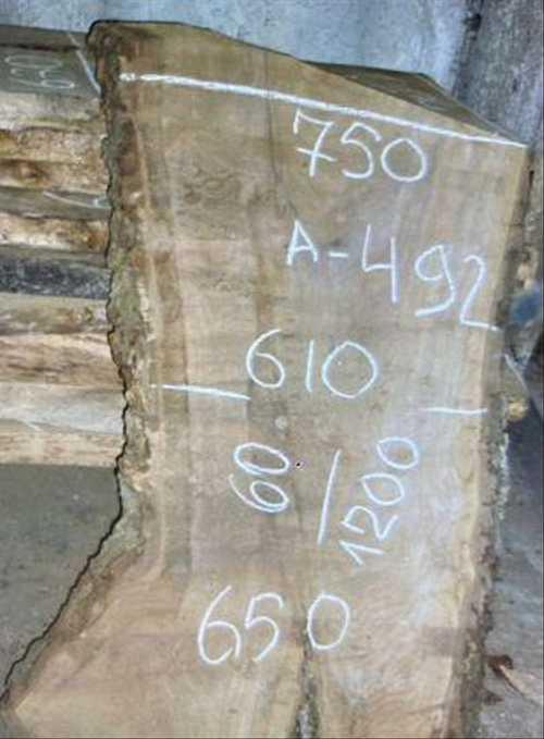 Слэбы из карагача