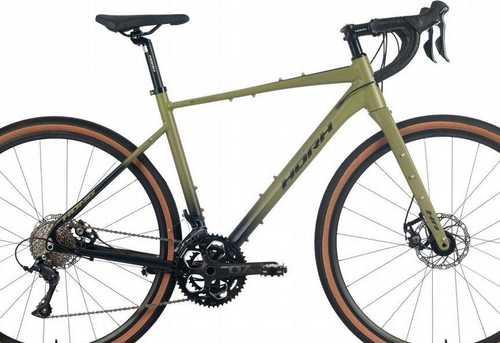 Велосипед horh hong 700C" (2023) Green-Black Mos82