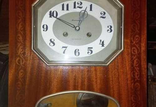 Винтажные настенные часы "Янтарь". С боем
