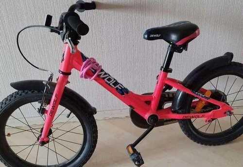 Велосипед для девочки 3-5 лет Dewolf J160