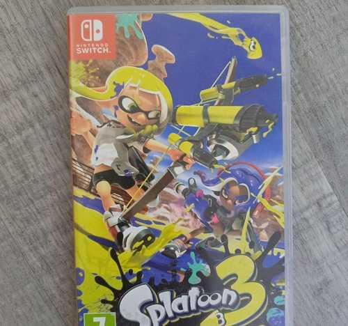 Splatoon 3 картридж на Nintendo switch