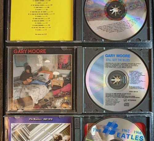 Лицензионные музыкальные cd диски начало 90-х