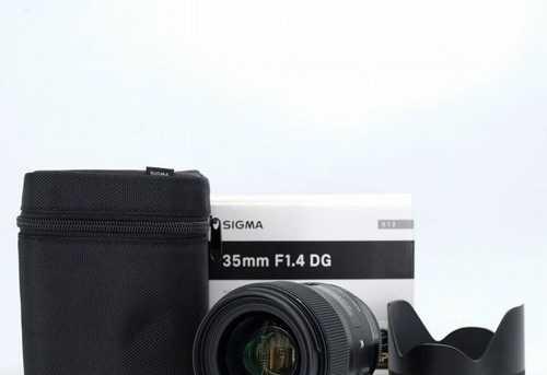 Sigma 35mm F 1.4 DG HSM Art Canon отл.сост.,гарант