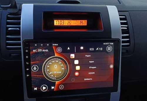 Магнитола android 10 дюймов Nissan x trail T31