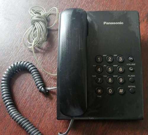 Телефон Panasonic, цвет чёрный, офисный