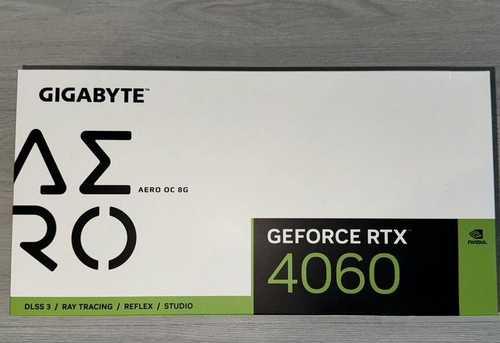 Gigabyte RTX 4060 aero OC (Новая,чек,гарантия)