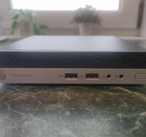 Hp ProDesk 400 g4, i3 8100t, 8Gb, nvme 120Gb WD