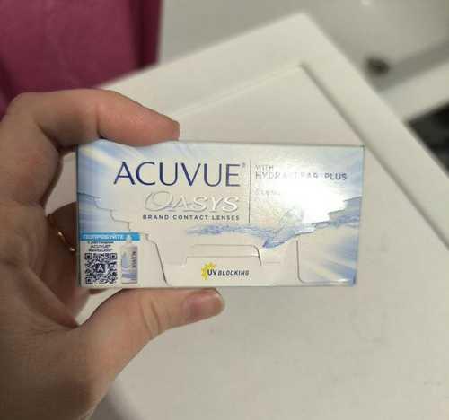 Линзы acuvue oasys -3.75 двухнедельные