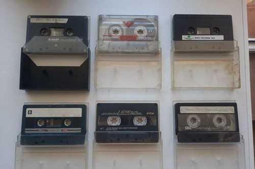 Аудиокассеты фирменные разные