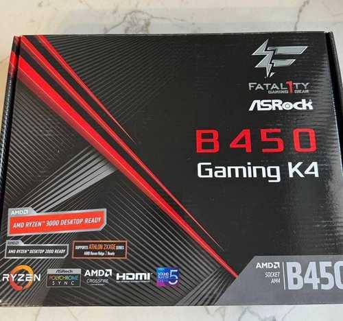 Материнская плата ASRock Fatal1ty B450 Gaming K4