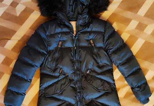 Зимнее пальто для девочки р. 116