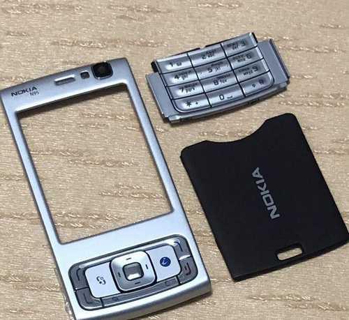 Корпус Nokia N95 с клавиатурой серебро