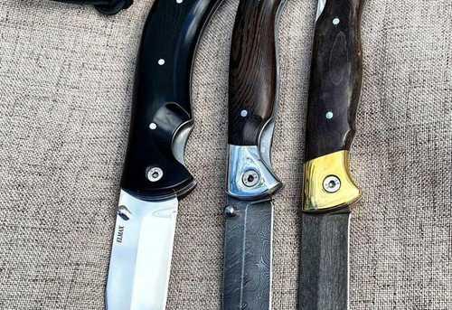 Складной нож из разных сталей