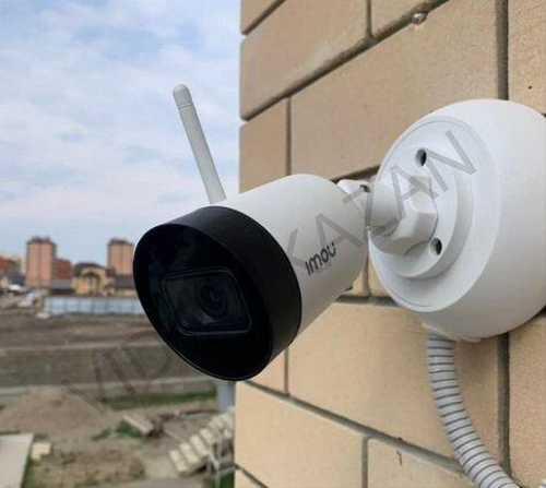 Камера видеонаблюдения на стройку с установкой