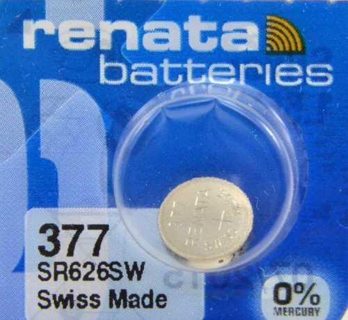 Батарейка для часов Renata 377 (SR626SW)