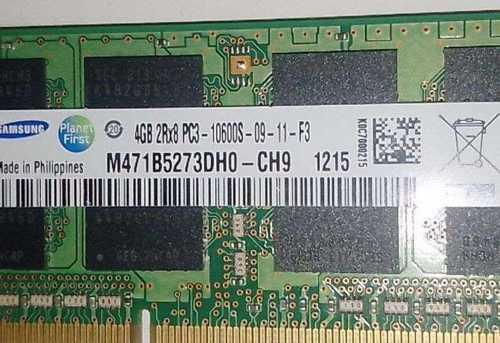 Оперативная память DDR3 4 GB Samsung