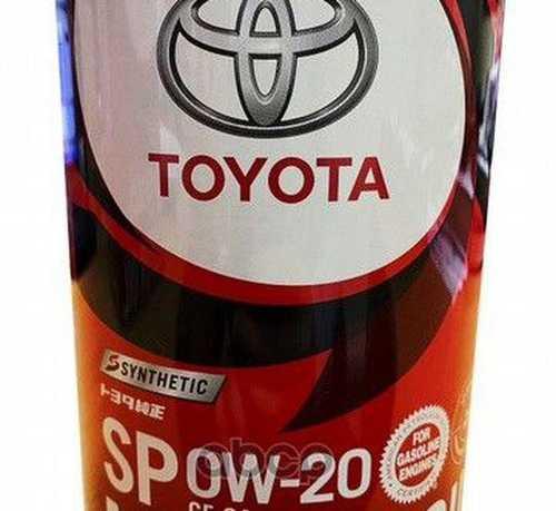 Toyota 0W20 SP Масло моторное синт. SP (железо